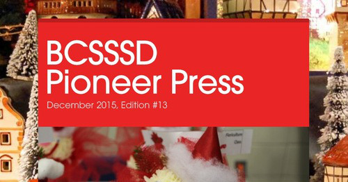 BCSSSD Pioneer Press | Smore Newsletters