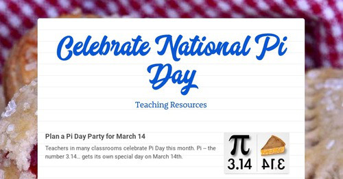 Celebrate National Pi Day | Smore Newsletters