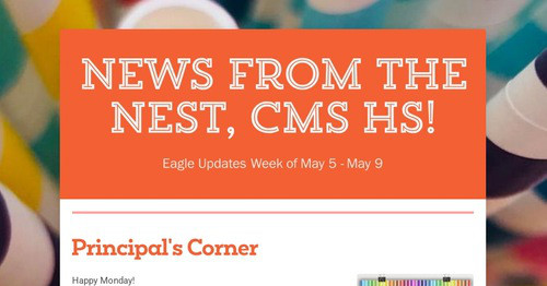 News From the Nest, CMS HS!