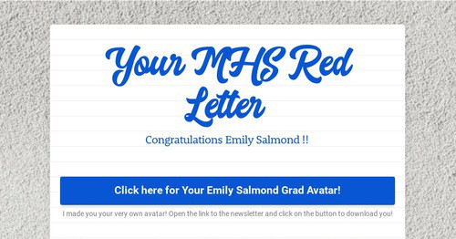 Your MHS Red Letter | Smore Newsletters for Business