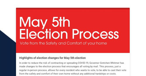 May 5th Election Process | Smore Newsletters