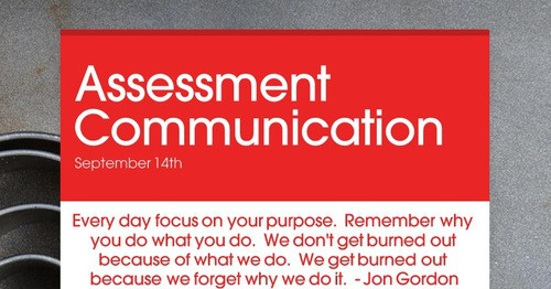 Assessment Communication | Smore Newsletters for Education