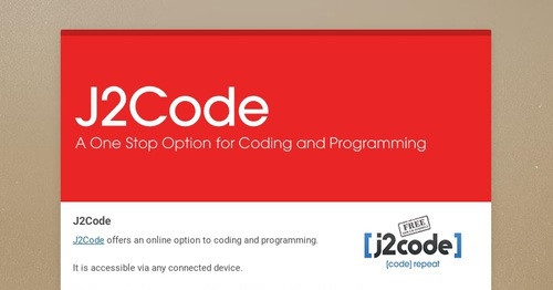 J2Code | Smore Newsletters