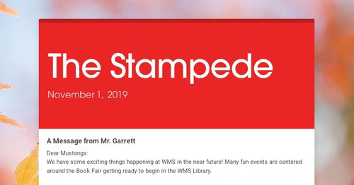 The Stampede | Smore Newsletters