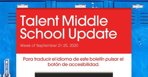 Talent Middle School Update