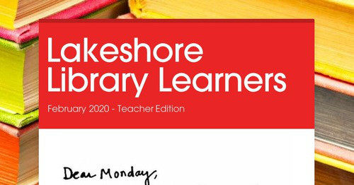Lakeshore Library Learners | Smore Newsletters