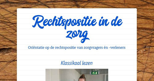 Rechtspositie in de zorg | Smore Newsletters