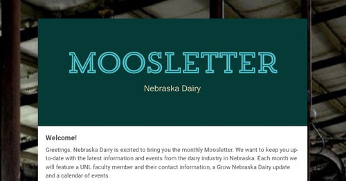 Moosletter | Smore Newsletters