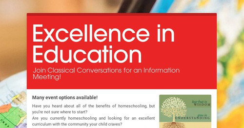 Excellence in Education | Smore Newsletters