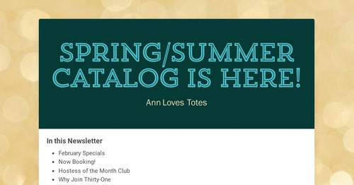 Spring/Summer Catalog is Here! | Smore Newsletters
