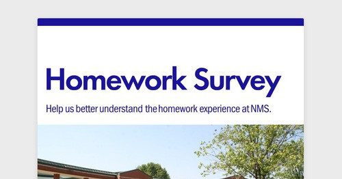 Homework Survey