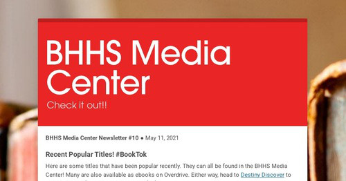 BHHS Media Center | Smore Newsletters for Education