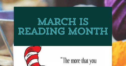 March is Reading Month | Smore Newsletters