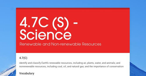 4.7C (S) - Science | Smore Newsletters