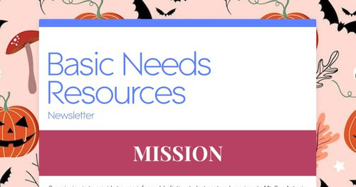 Basic Needs Resources | Smore Newsletters for Education