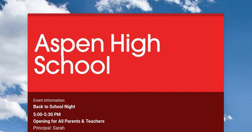 Aspen High School