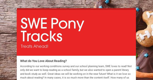SWE Pony Tracks | Smore Newsletters for Business
