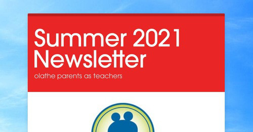 Summer 2021 Newsletter | Smore Newsletters