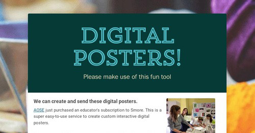 Design newsletters to spread the word online | Smore