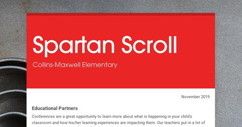 Spartan Scroll | Smore Newsletters
