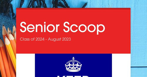 Senior Scoop | Smore Newsletters for Education Senior Scoop | Smore Newsletters for Education