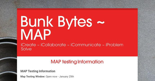 Bunk Bytes ~ MAP | Smore Newsletters