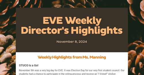 EVE Weekly Director's Highlights