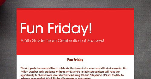 Fun Friday! | Smore Newsletters for Business