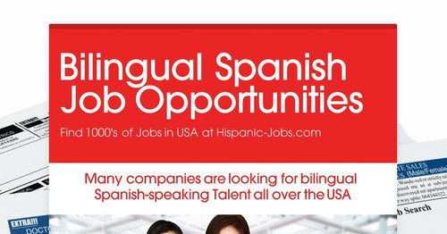 Bilingual Spanish Job Opportunities