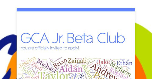 GCA Jr. Beta Club