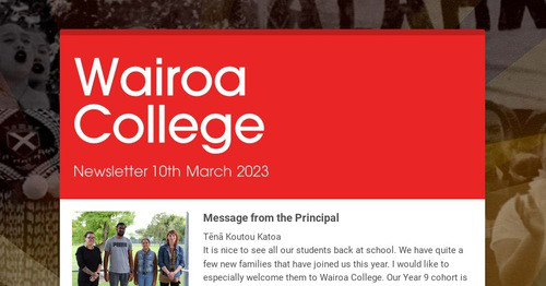 Wairoa College | Smore Newsletters