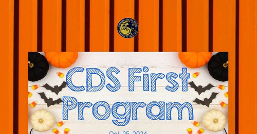 CDS First Program