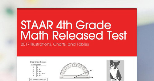 STAAR 4th Grade Math Released Test | Smore Newsletters