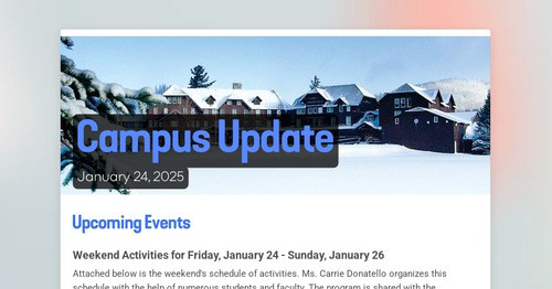 Campus Update