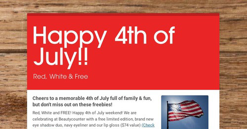 Happy 4th of July!! | Smore Newsletters