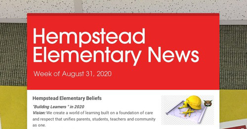 Hempstead Elementary News | Smore Newsletters