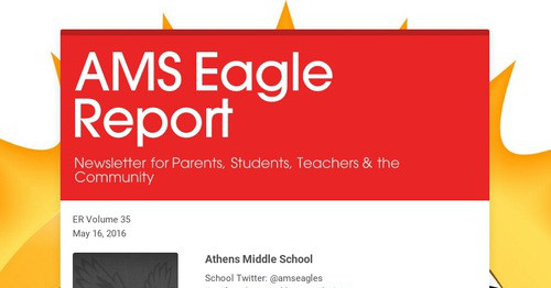 AMS Eagle Report | Smore Newsletters