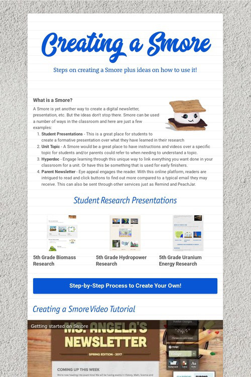 Design newsletters to spread the word online | Smore