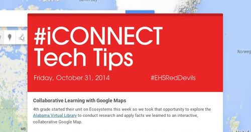 #iCONNECT Tech Tips | Smore Newsletters for Education