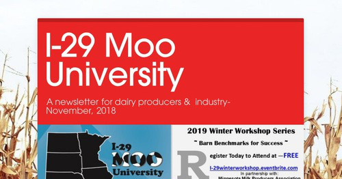 I-29 Moo University | Smore Newsletters