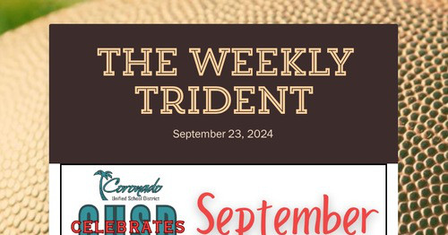The Weekly Trident | Smore Newsletters