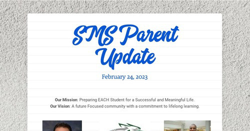 SMS Parent Update | Smore Newsletters