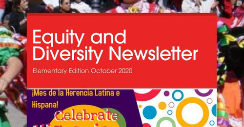 Equity and Diversity Newsletter | Smore Newsletters