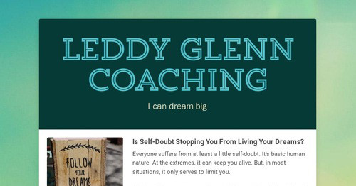 Leddy Glenn Coaching | Smore Newsletters