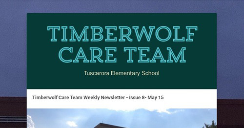 Timberwolf Care Team | Smore Newsletters