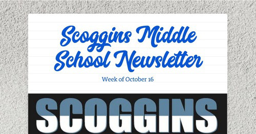Scoggins Middle School Newsletter | Smore Newsletters