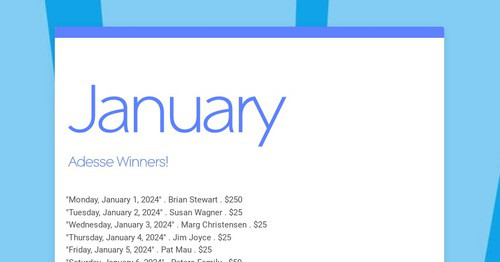 January