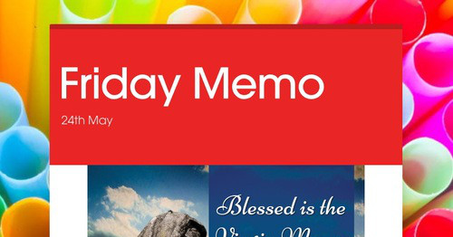 Friday Memo | Smore Newsletters