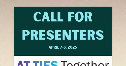 Call for Presenters