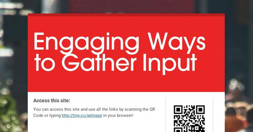 Engaging Ways to Gather Input | Smore Newsletters